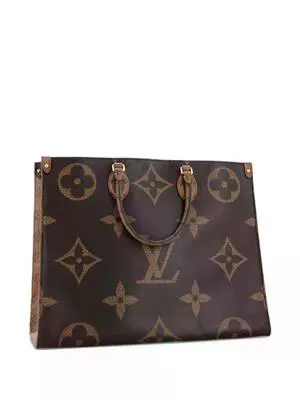 LOUIS VUITTON Onthego Reverse Monogram Giant Gm Tote Bag - Brown