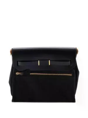 Hermès Herbag Zip Toile And Leather 20 Shoulder Bag
