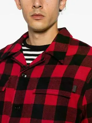 AMI Paris Check-pattern Button-up Shirt