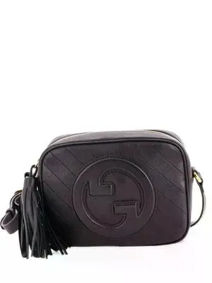 Gucci Blondie Nm Camera Shoulder Bag Diagonal Quilted Leather Small Crossbody Bag - Black