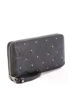 LOUIS VUITTON Zippy Wallet Studded Monogram Empreinte Leather Small Wallets