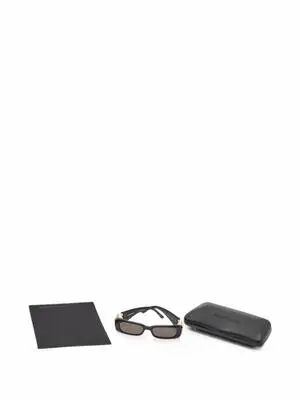 Balenciaga Dynasty Bb Rectangle-frame Sunglasses