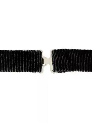 Giorgio Armani Velvet Ribbed Bow Tie