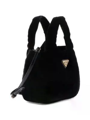 Prada Padded Soft Velvet Mini Tote Bag