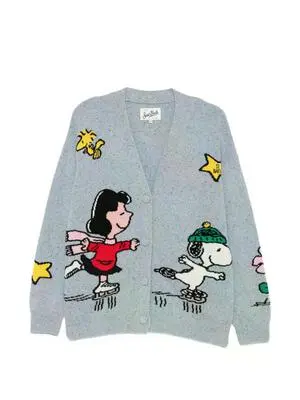 MC2 SAINT BARTH Peanuts-intarsia Flecked Cardigan