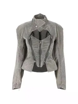 VIVIENNE WESTWOOD Beetle Denim Jacket - Grey