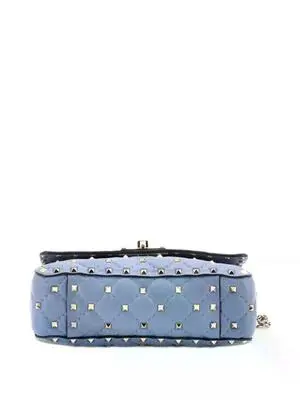 Valentino Garavani Rockstud Spike Flap Bag Quilted Leather Small Crossbody Bag