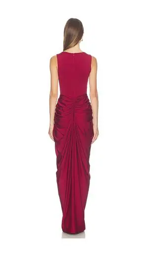 NIA Moors Dress In Wine
