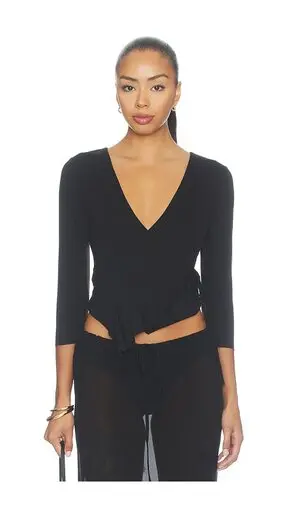 With Jéan Nelly Top - Black