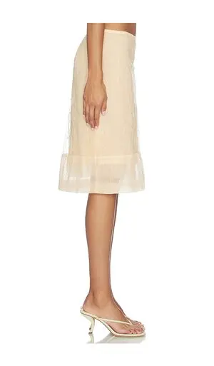 With Jéan Kayla Skirt In Beige