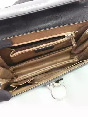 FERRAGAMO 2000s Gancini Leather Tote Bag