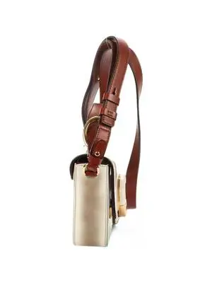 Chloé C Bag Lizard-embossed Tote Bag - Neutrals
