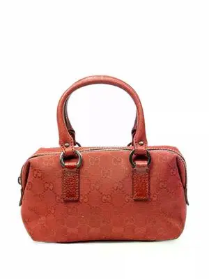Gucci Mini Boston Gg Monogram Tote Bag