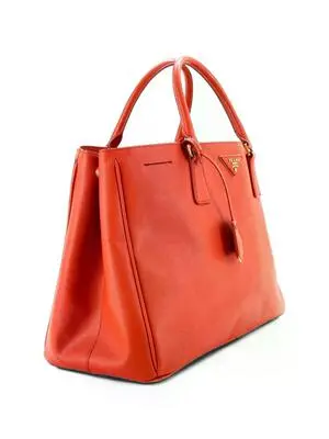 Prada Lux Open Vernice Saffiano Leather Large Tote Bag