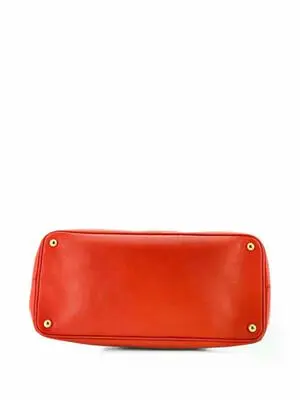 Prada Lux Open Vernice Saffiano Leather Large Tote Bag