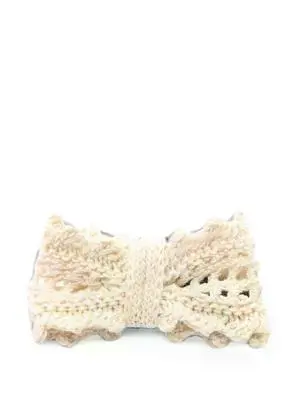 Miu Miu 2010s Crochet-bow Hair Clip