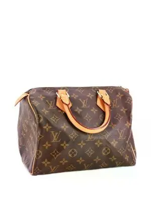 LOUIS VUITTON Speedy Handbag Monogram Canvas 25 Satchel