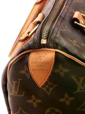LOUIS VUITTON Speedy Handbag Monogram Canvas 25 Satchel