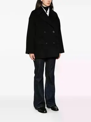Alberto Biani Double-breasted Virgin Wool Jacket