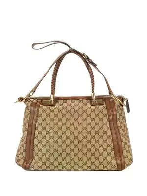 Gucci Bella Gg Canvas Tote Bag
