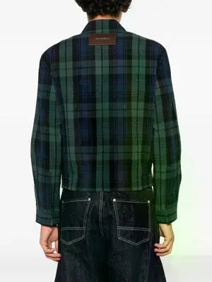 JW Anderson Check-pattern Front-zip Blouson Jacket