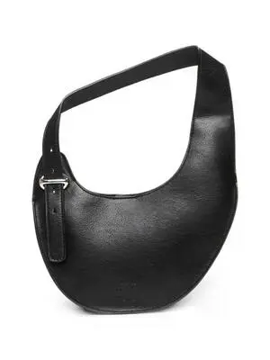 Calvin Klein Logo-embossed Crescent Shoulder Bag
