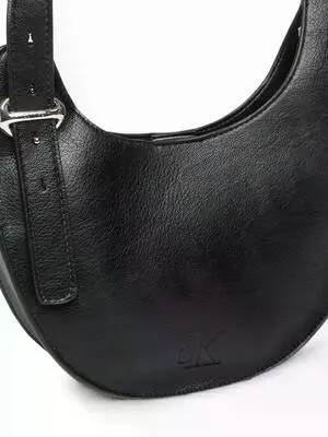 Calvin Klein Logo-embossed Crescent Shoulder Bag