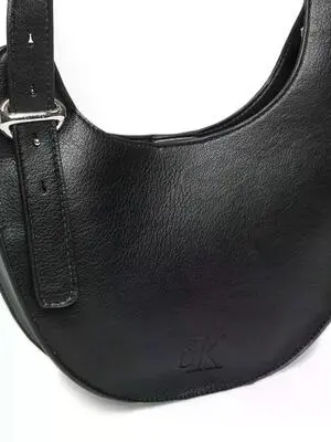Calvin Klein Logo-embossed Crescent Shoulder Bag
