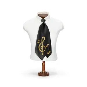 Ralph Lauren Embroidered Musical-note Silk Cravat