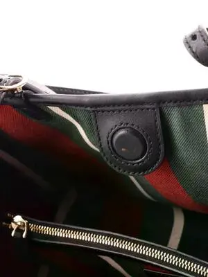 Gucci Emblem Gg Coated Canvas Small Tote Bag