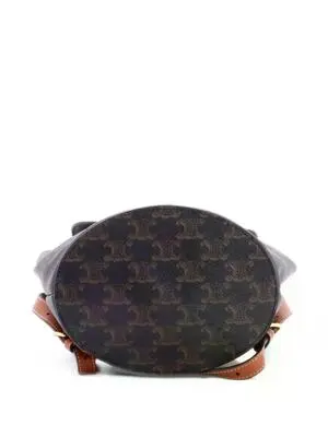 Celine Bonnie Triomphe Coated Canvas Mini Backpack