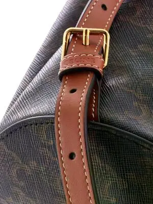 Celine Bonnie Triomphe Coated Canvas Mini Backpack