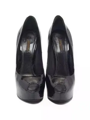 LOUIS VUITTON Oh Really! Patent Leather Platform Pumps