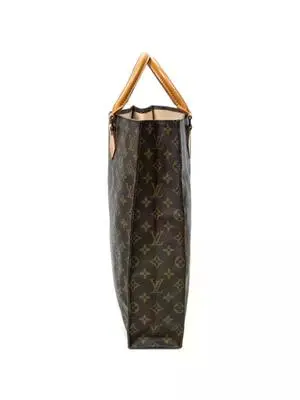 LOUIS VUITTON Sac Plat Monogram Tote Bag