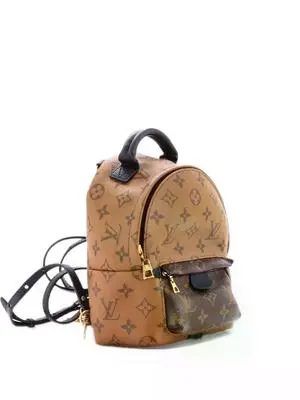 LOUIS VUITTON Palm Springs Reverse Monogram Canvas Mini Backpack - Brown
