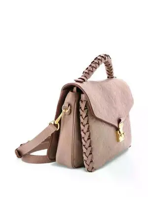 LOUIS VUITTON Braided Handle Pochette Metis Monogram Empreinte Leather Crossbody Bag