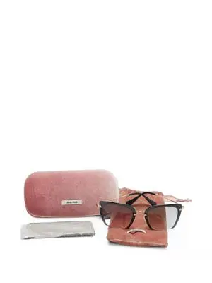 Miu Miu Half-rim Cat-eye Sunglasses