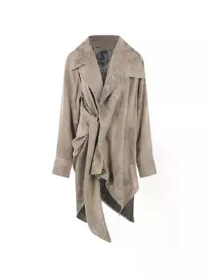 ZIGGY CHEN Draped Asymmetric Blouse