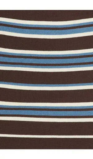 LOVERS AND FRIENDS Saara Stripe Sweater Dress In Brown