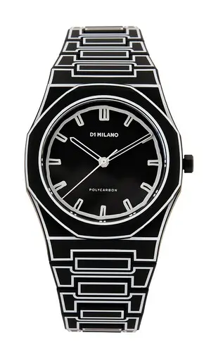 D1 MILANO Sketch Polycarbon Watch - Black