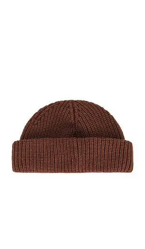 Barbour Mosely Beanie Hat In Brown