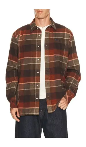 Barbour Copswell Relaxed Checked Shirt In Brown - Beech
