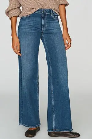Rails Getty Low Rise Wide Leg Jeans - Lagoon