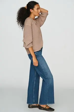 Rails Getty Low Rise Wide Leg Jeans - Lagoon