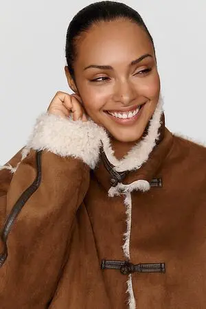 Anthropologie Faux Suede Jacket