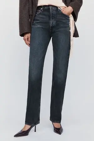 AGOLDE 90's Pch Waist High Rise Straight Leg Jeans