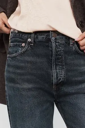AGOLDE 90's Pch Waist High Rise Straight Leg Jeans