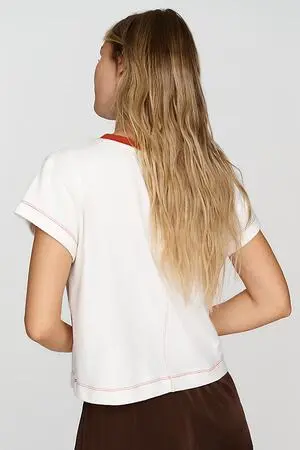 PILCRO Billie 100% Cotton Graphic Holiday Tee