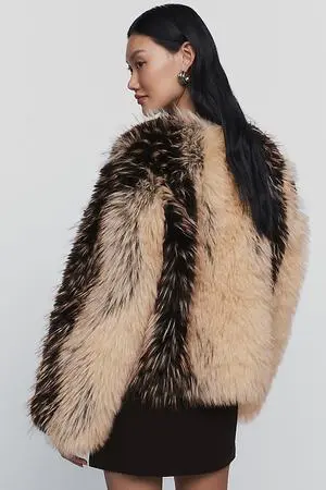 ICHI Ihflaxa Faux Fur Jacket