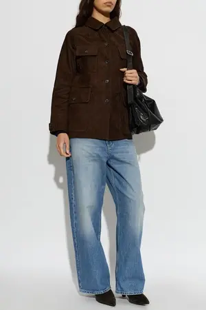 ALLSAINTS Roiya’ Suede Jacket - Brown